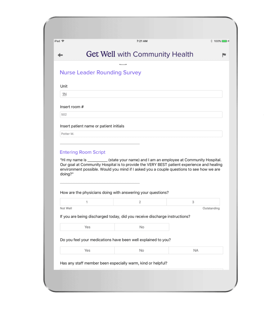 Digital Patient Rounding Tool | GetWell Rounds+ | Get Well